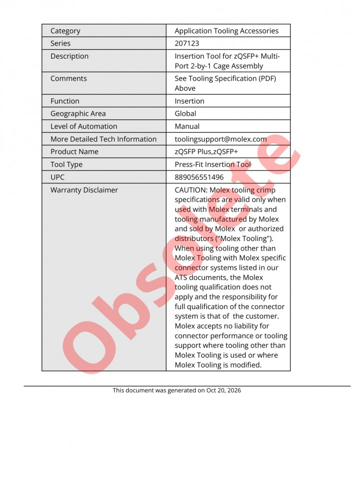 Tooling document preview, page 2