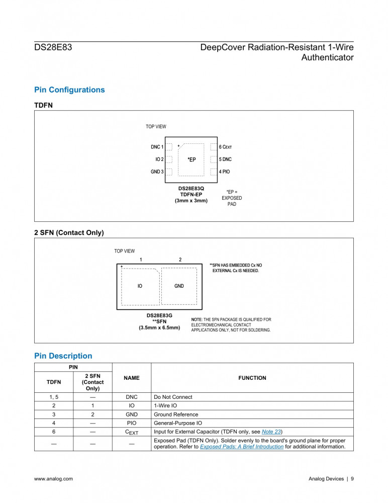 DS28E83 datasheet page 9
