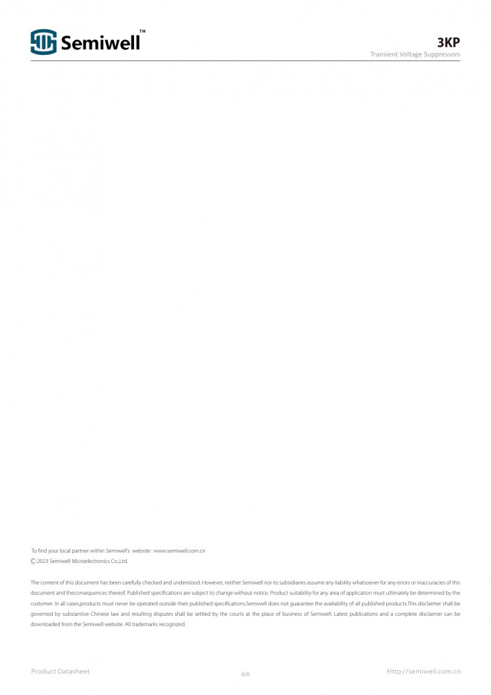 3KP18CA datasheet page 6