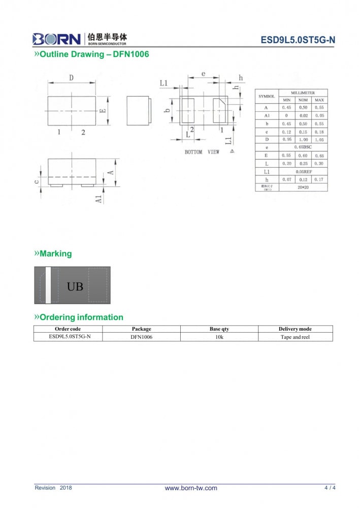 ESD9L5.0ST5G-N datasheet page 4