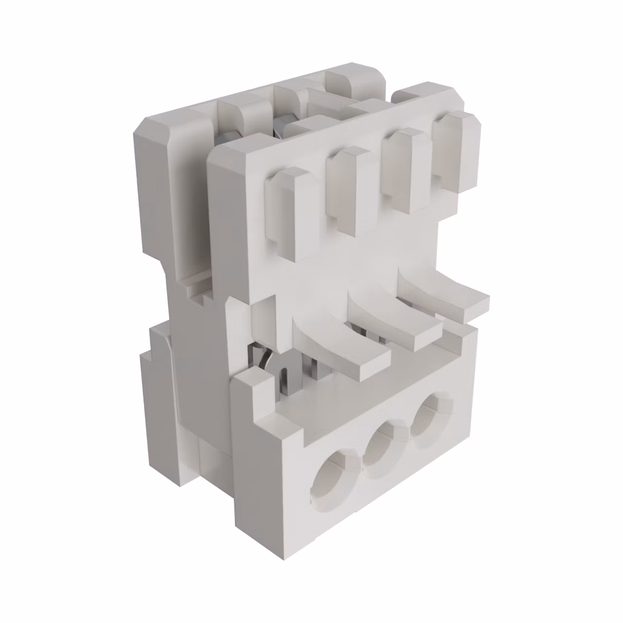 Appli-Mate RAST 2.5 IDT Housing, 2.50mm Pitch, Direct/Indirect, Female, 3 Circuits, All Position Keys, Polarizing Rib Between Circuits 2 and 3 for sale