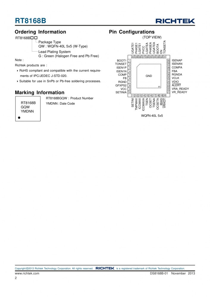 RT8168B technical document page 2
