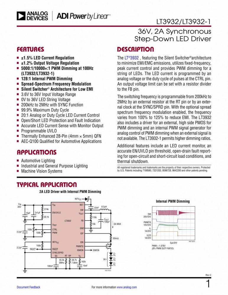 DC2286A technical document page 1