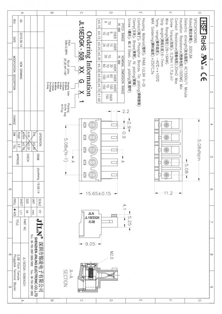 JL15EDGK-50802G01 technical document preview