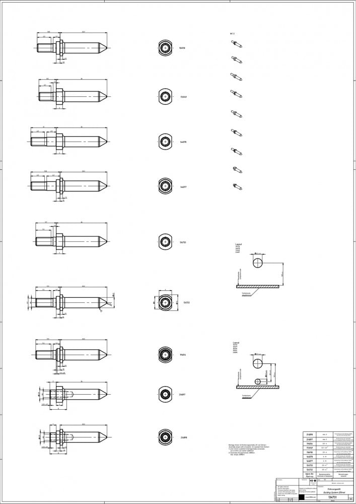 TE Connectivity ERNI 134733 technical drawing