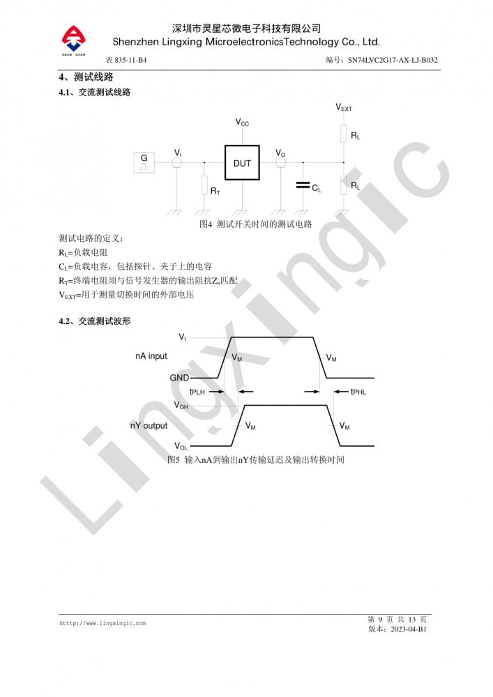 Datasheet page 9