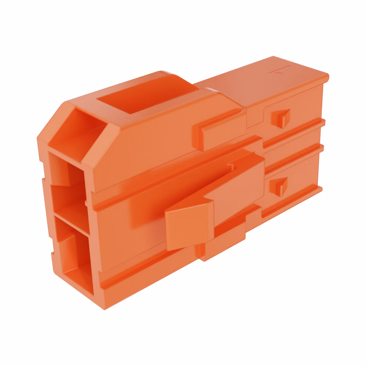 CP-6.5 Plug Housing, 6.50mm Pitch, Dual Row, 2 Circuits, Orange for sale
