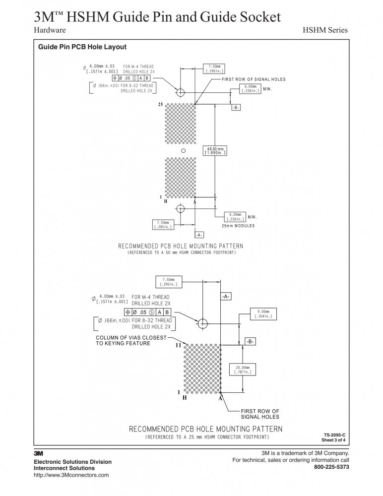 3M TS-2095-C technical sheet page 3