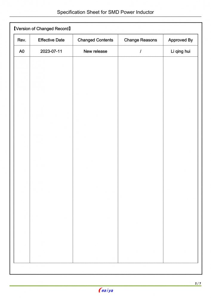 CMPI0523D-R33M datasheet page 2