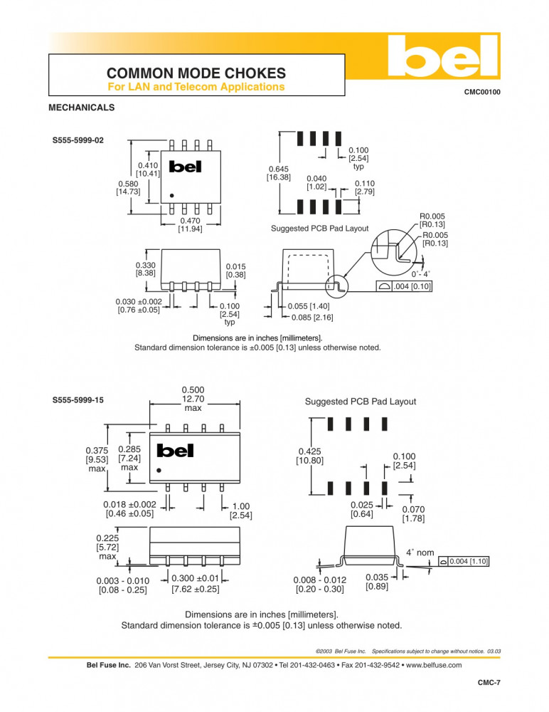 Bel Fuse document page 7