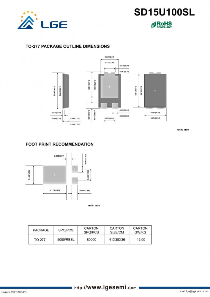 SD15U100SL datasheet page 4