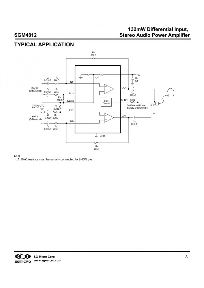 SGM4812 datasheet page 8