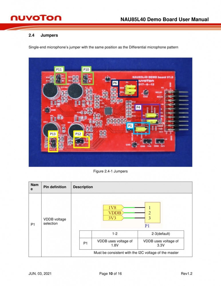 NAU85L40 manual page 10