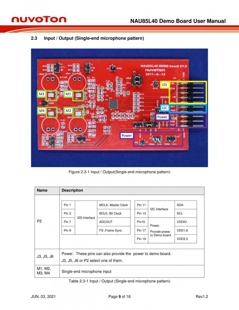 NAU85L40 manual page 9
