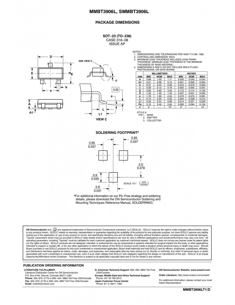 MMBT3906LT1G datasheet page 7