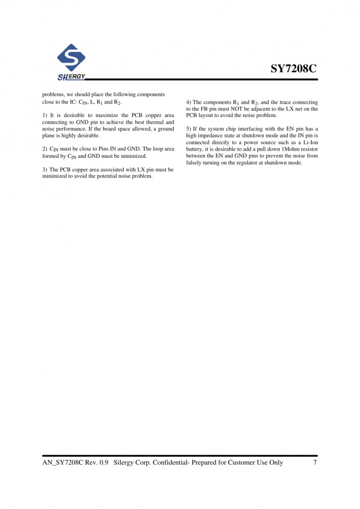 SY7208CABC datasheet page 7