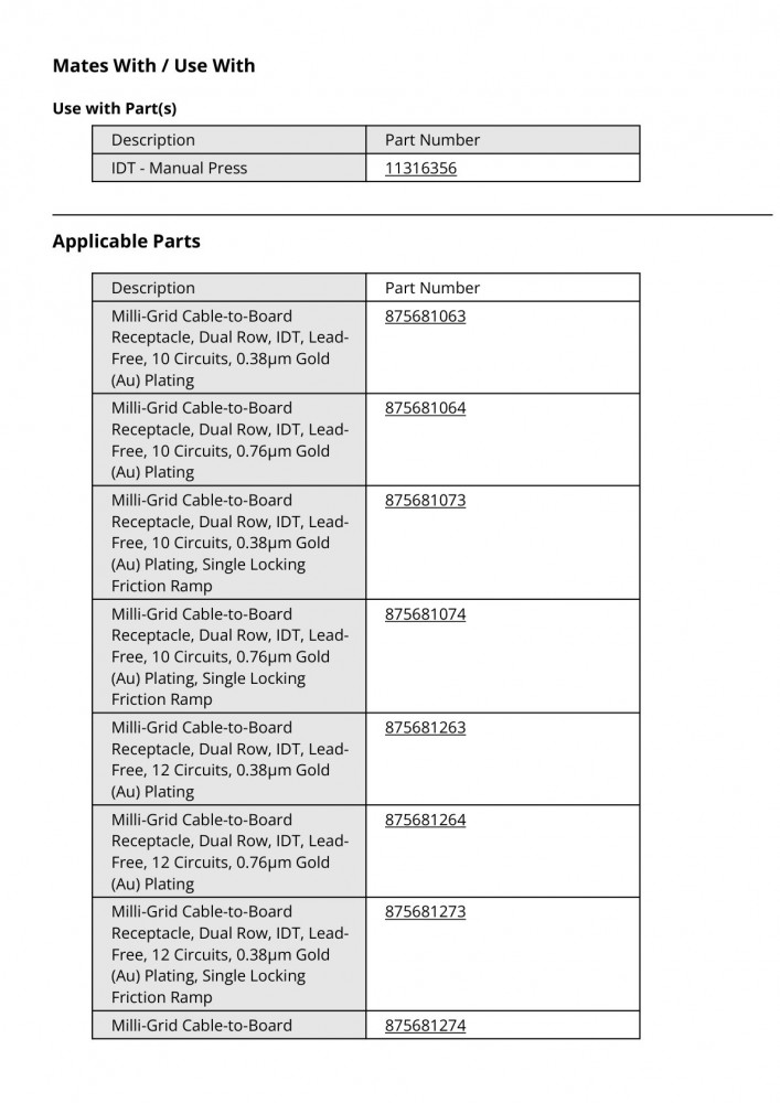 Document preview 3 for Molex 621003200