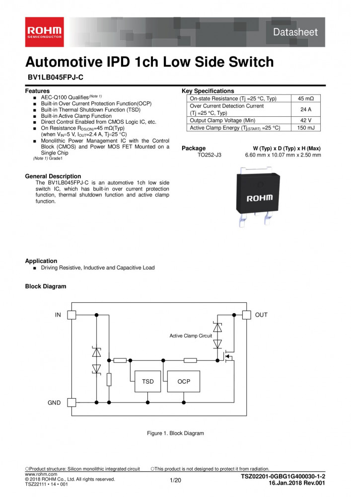 BV1LB045FPJ-CE1 technical document page 1