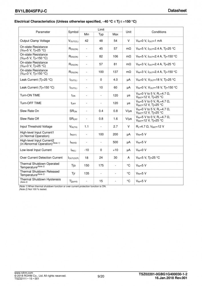 BV1LB045FPJ-CE1 technical document page 9