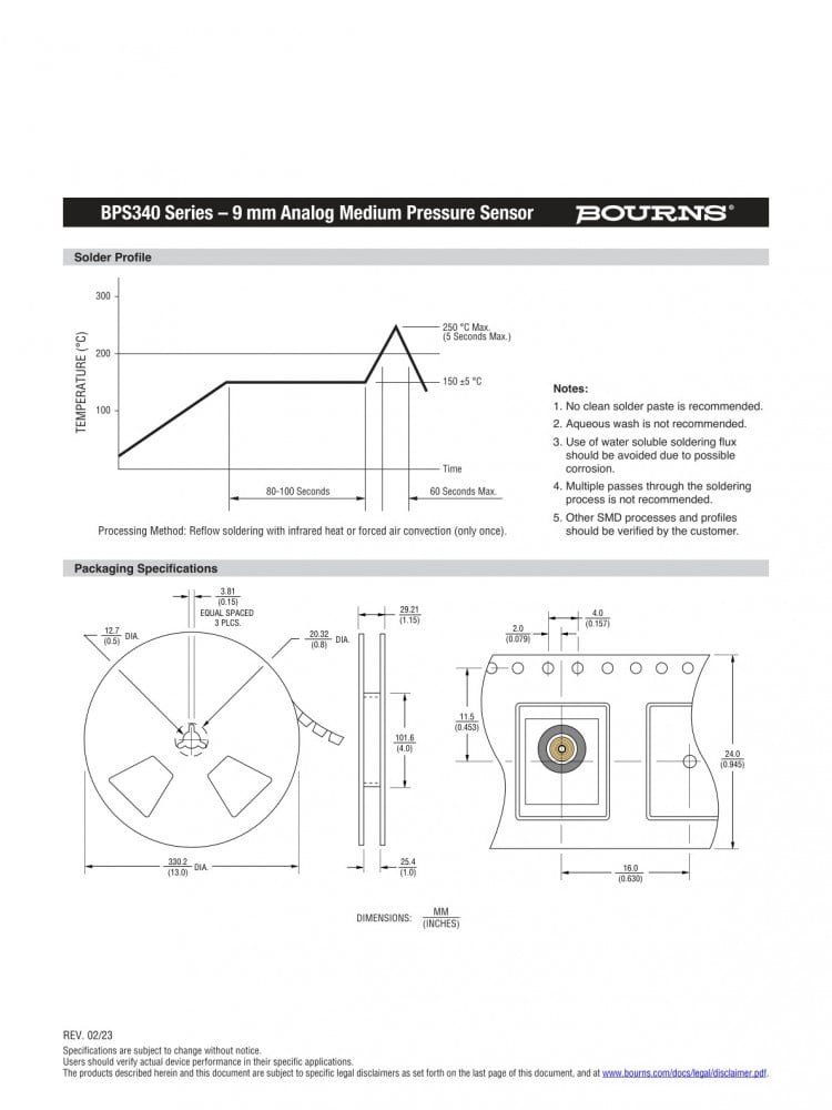 BPS340 datasheet page 3