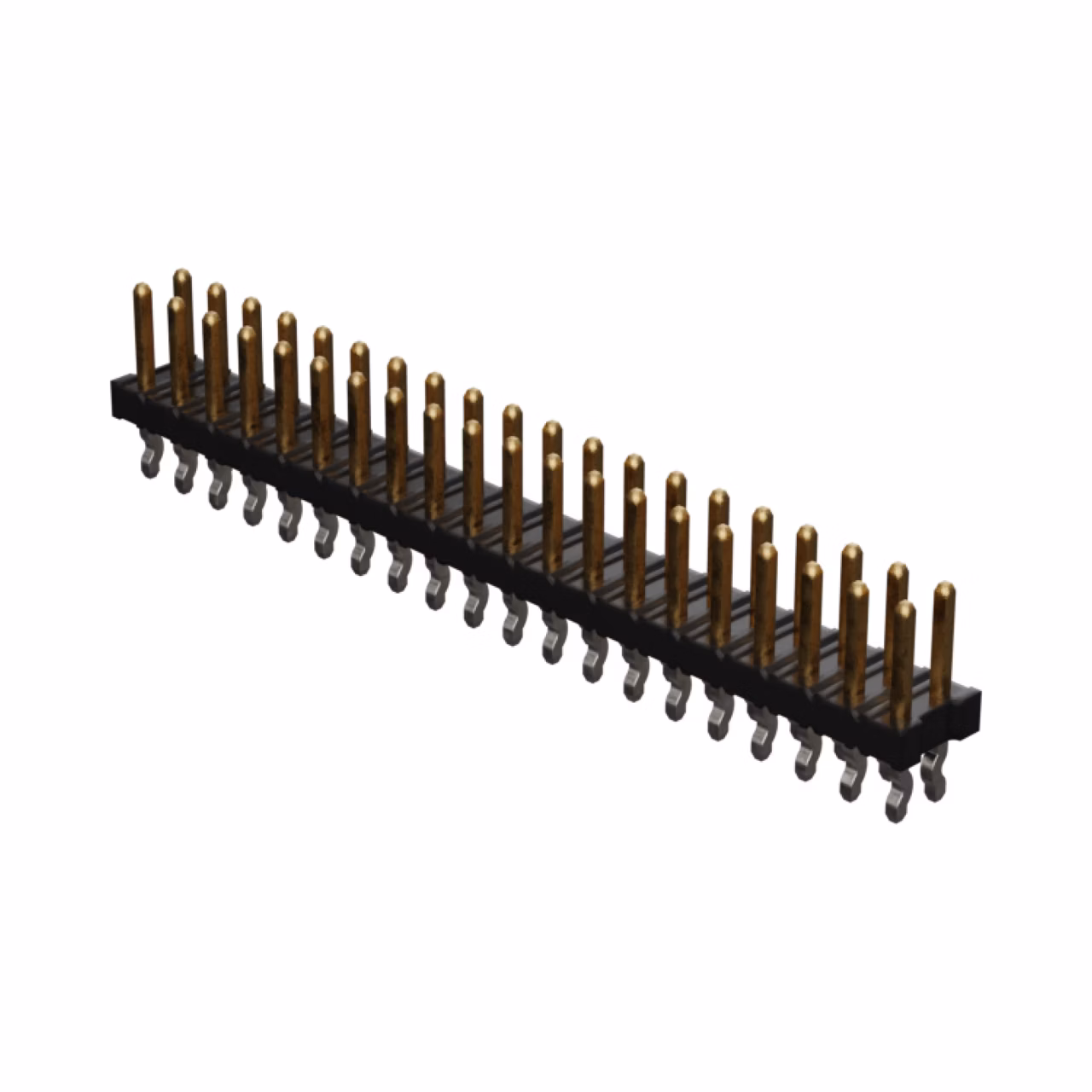 2.00mm Pitch Milli-Grid Straddle Mount Header, 40 Circuits, 0.38µm Gold (Au) Selective Plating, Tray Packaging, Lead-Free for sale