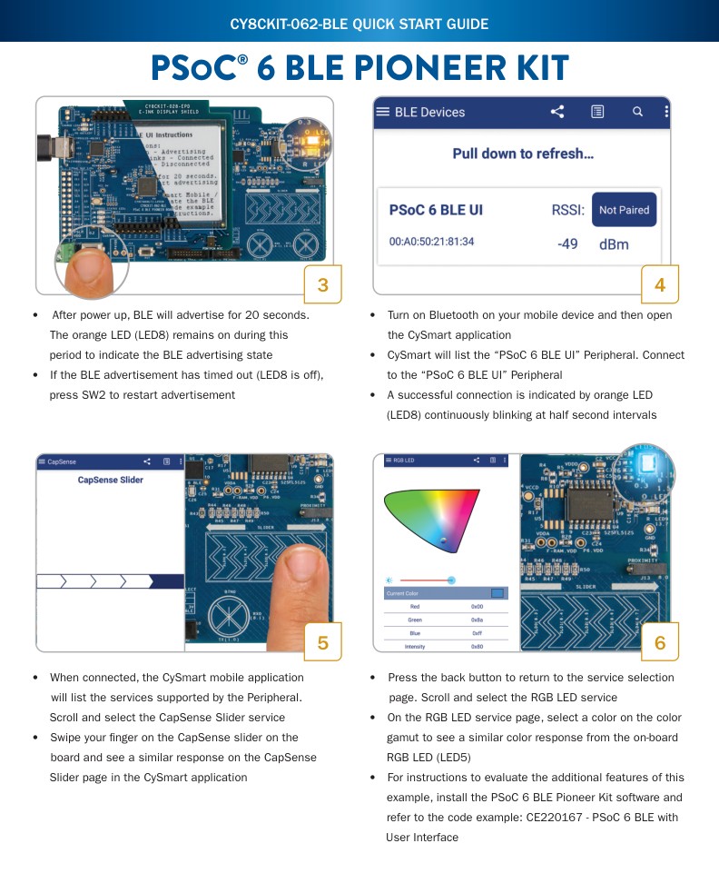 CY8CKIT-062-BLE documentation page 2