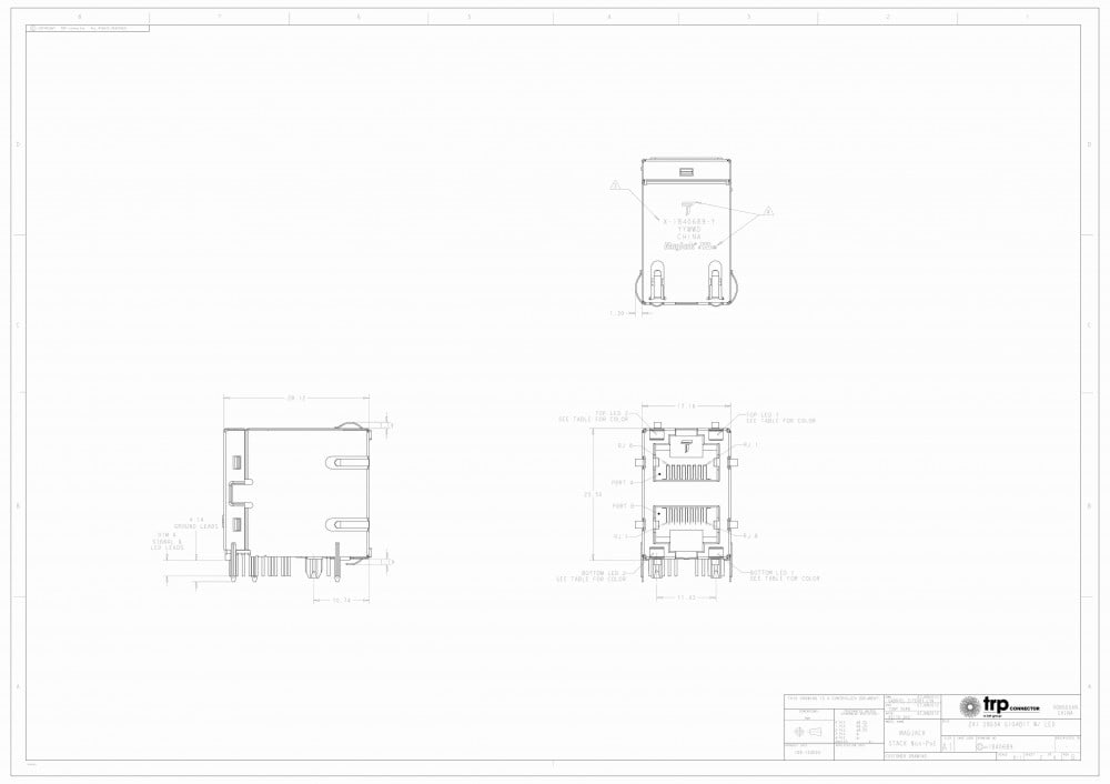 Bel Fuse 1840689-3 drawing page 2