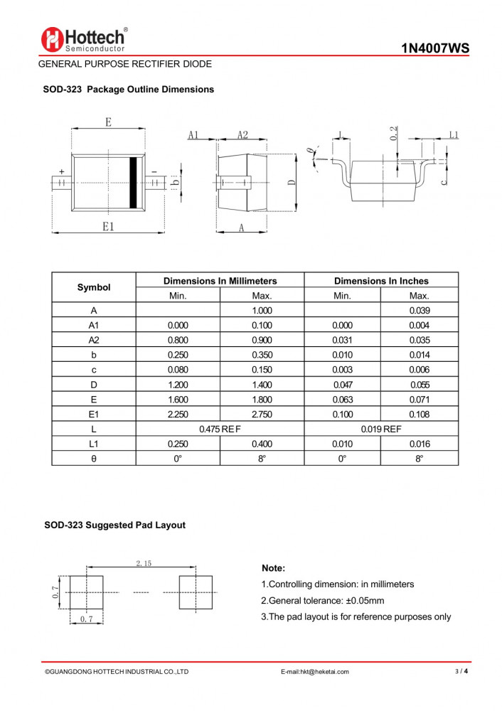 1N4007WS datasheet page 3