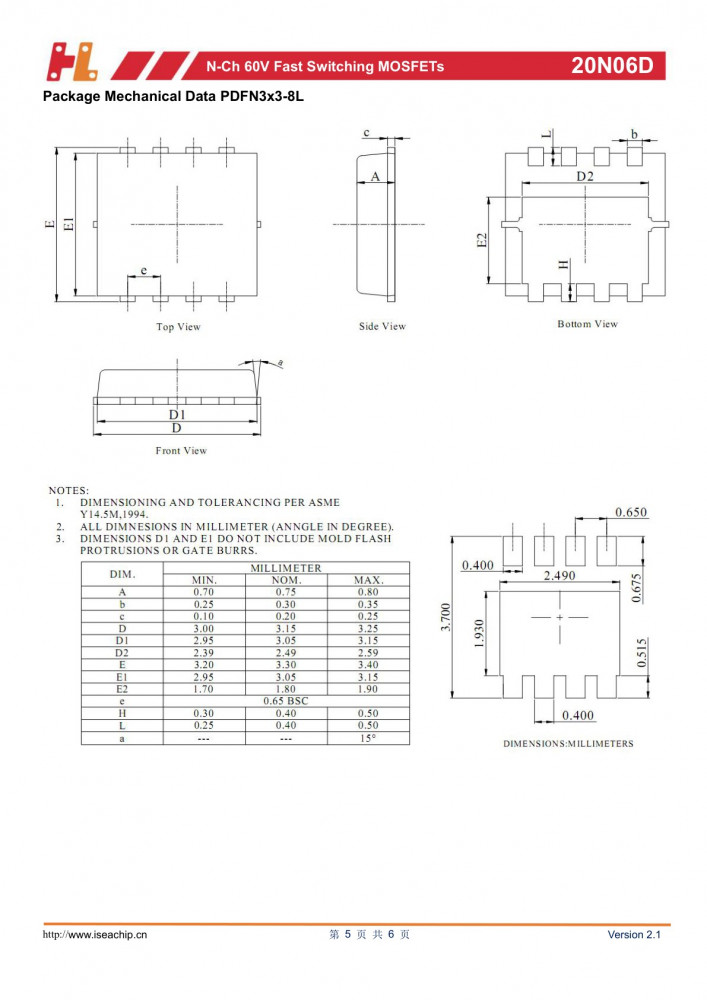 20N06D datasheet page 5