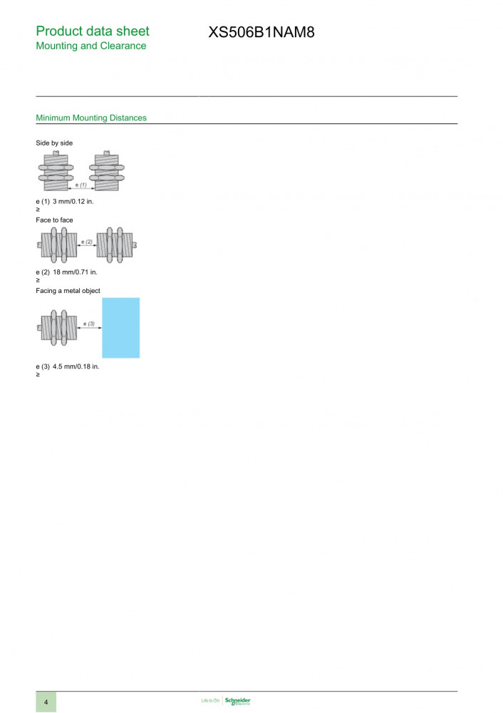 XS506B1NAM8 technical document page 4
