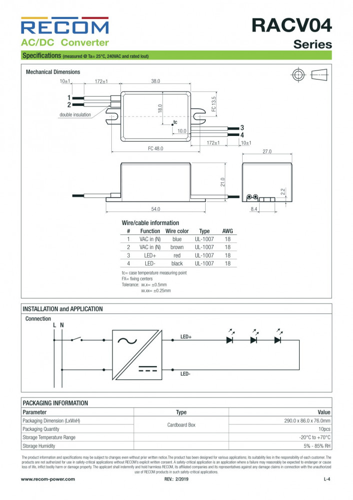 RACV04 technical document page 4