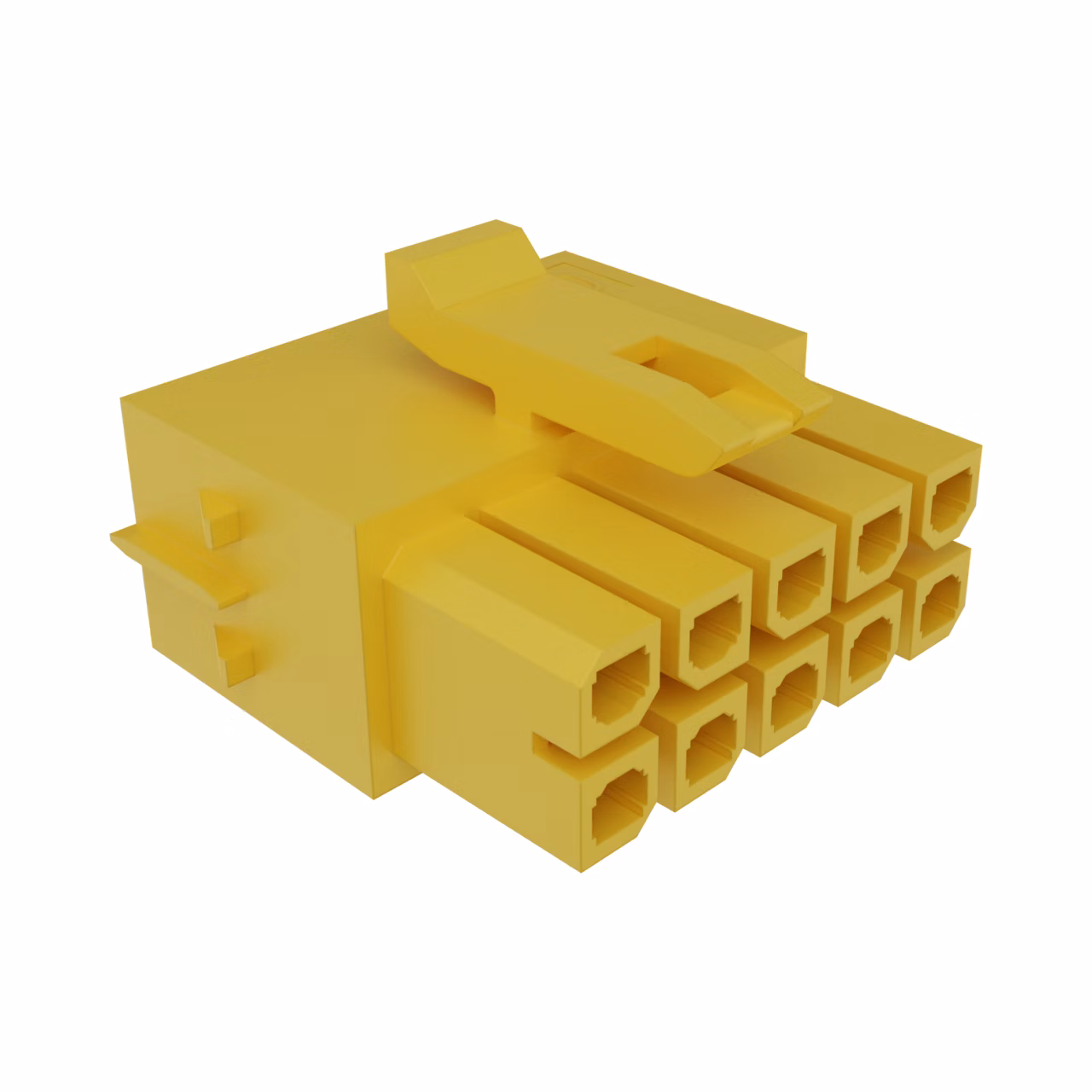 Micro-Fit+ Versa Color Receptacle Housing, Dual Row, 10 Circuits, UL 94V-0, Glow-Wire Capable, Yellow for sale
