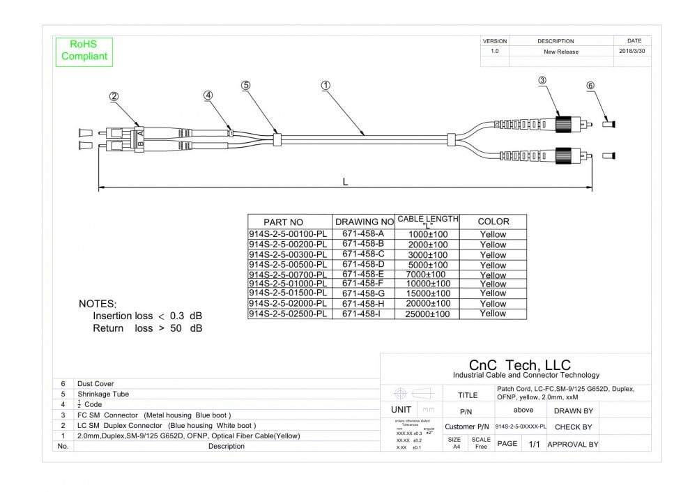 914S-2-5-02500-PL technical document page
