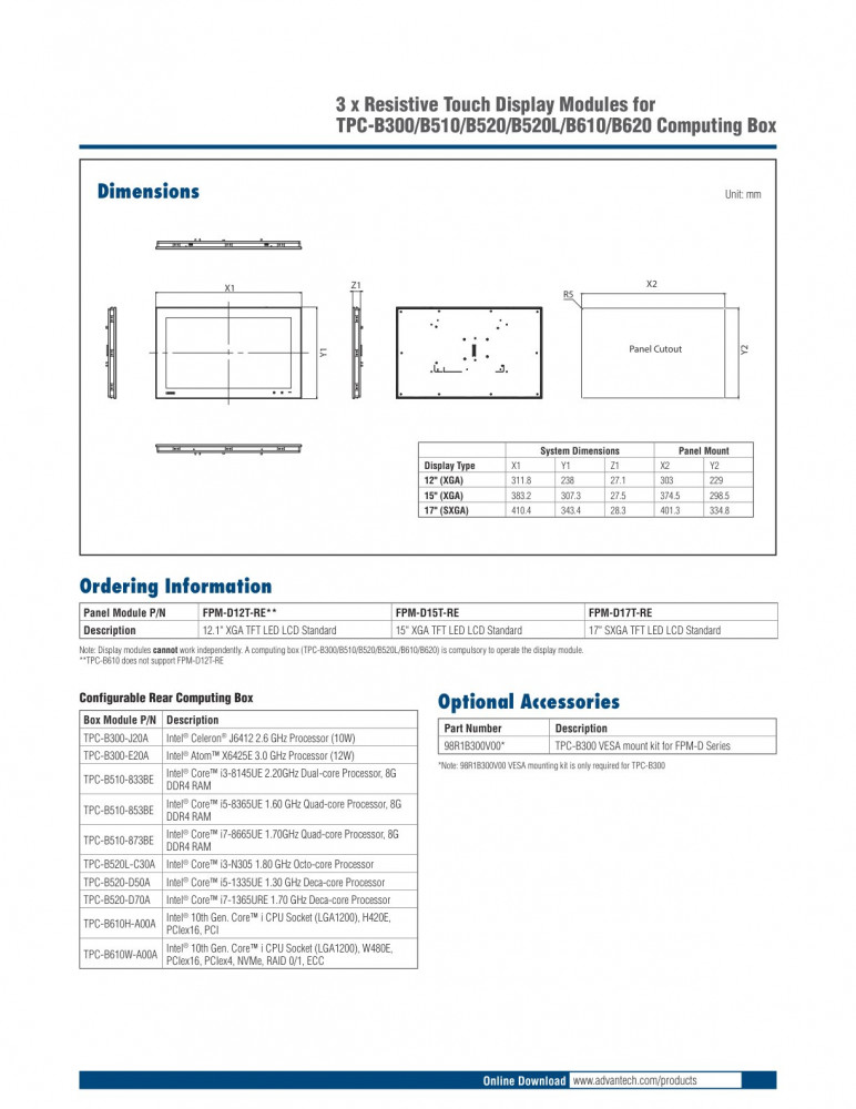 FPM-D17T-RE product documentation image 2