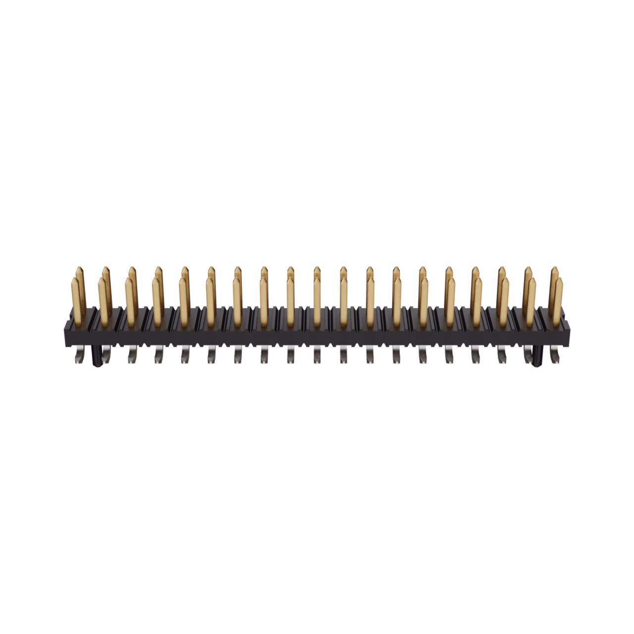 Milli-Grid Header, Vertical, Surface Mount, 38 Circuits, 0.76µm Gold (Au) Plating, Mating Pin Length 3.80mm, with Pegs, Tube, Lead-Free for sale