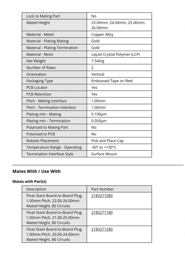 MOLEX 2183261080 technical document image 3