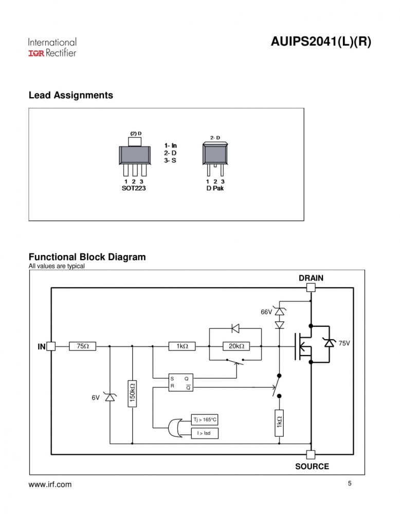AUIPS2041R datasheet page 5