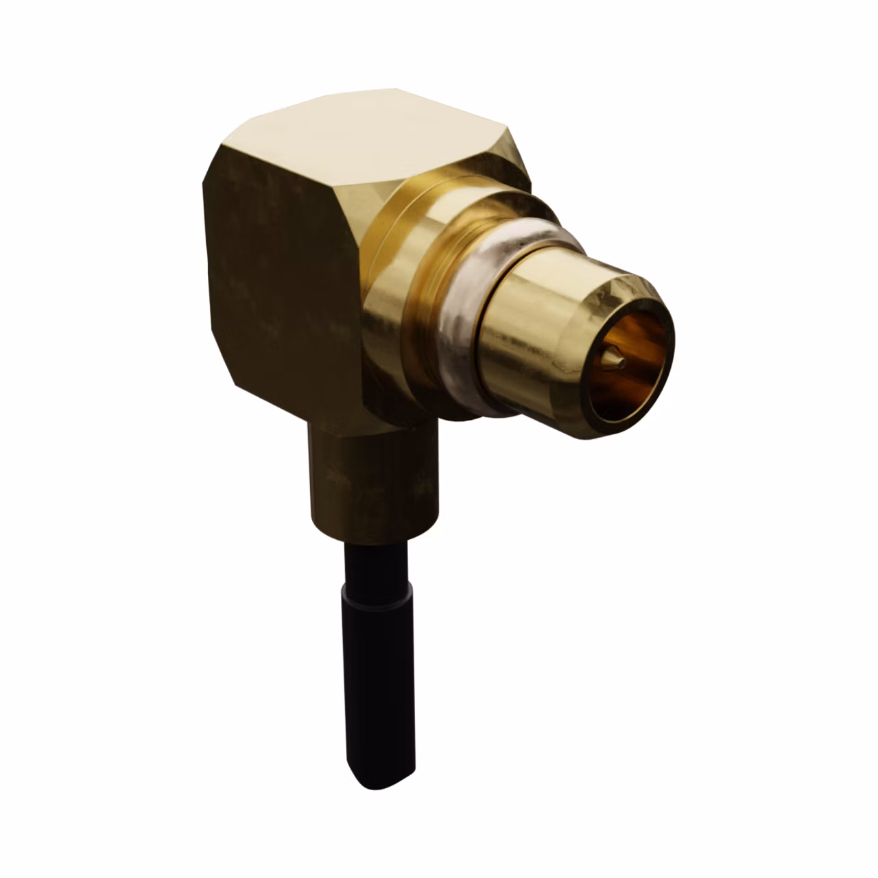 MMCX Plug, Right-Angle, Solder, .047