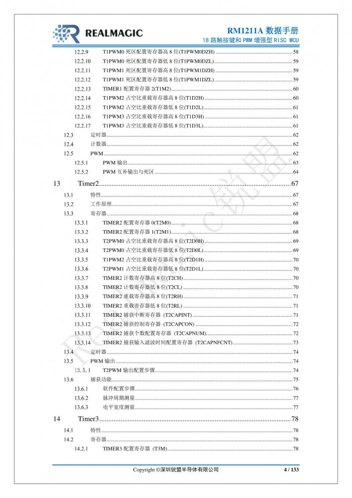 RM1211A datasheet page 4