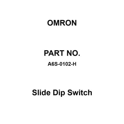 OMRON A6SR-0104 DIP Switch