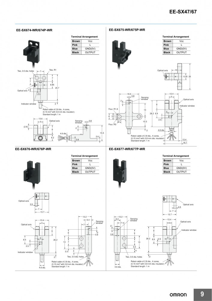 OMRON EE-SX671 datasheet page 9