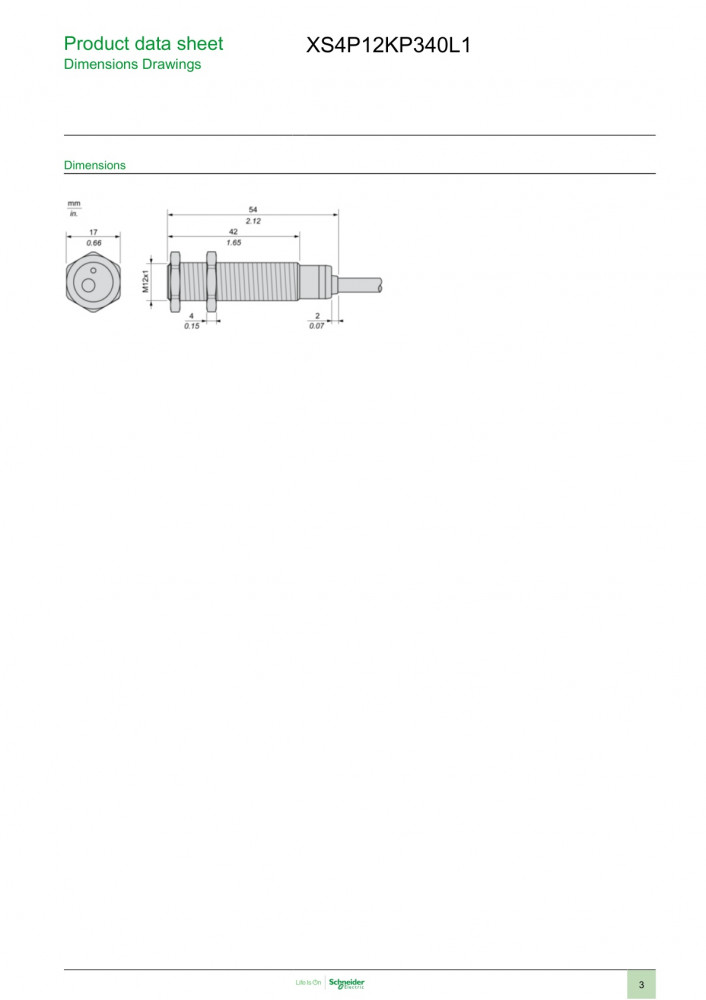 XS4P12KP340L1 technical document page 3